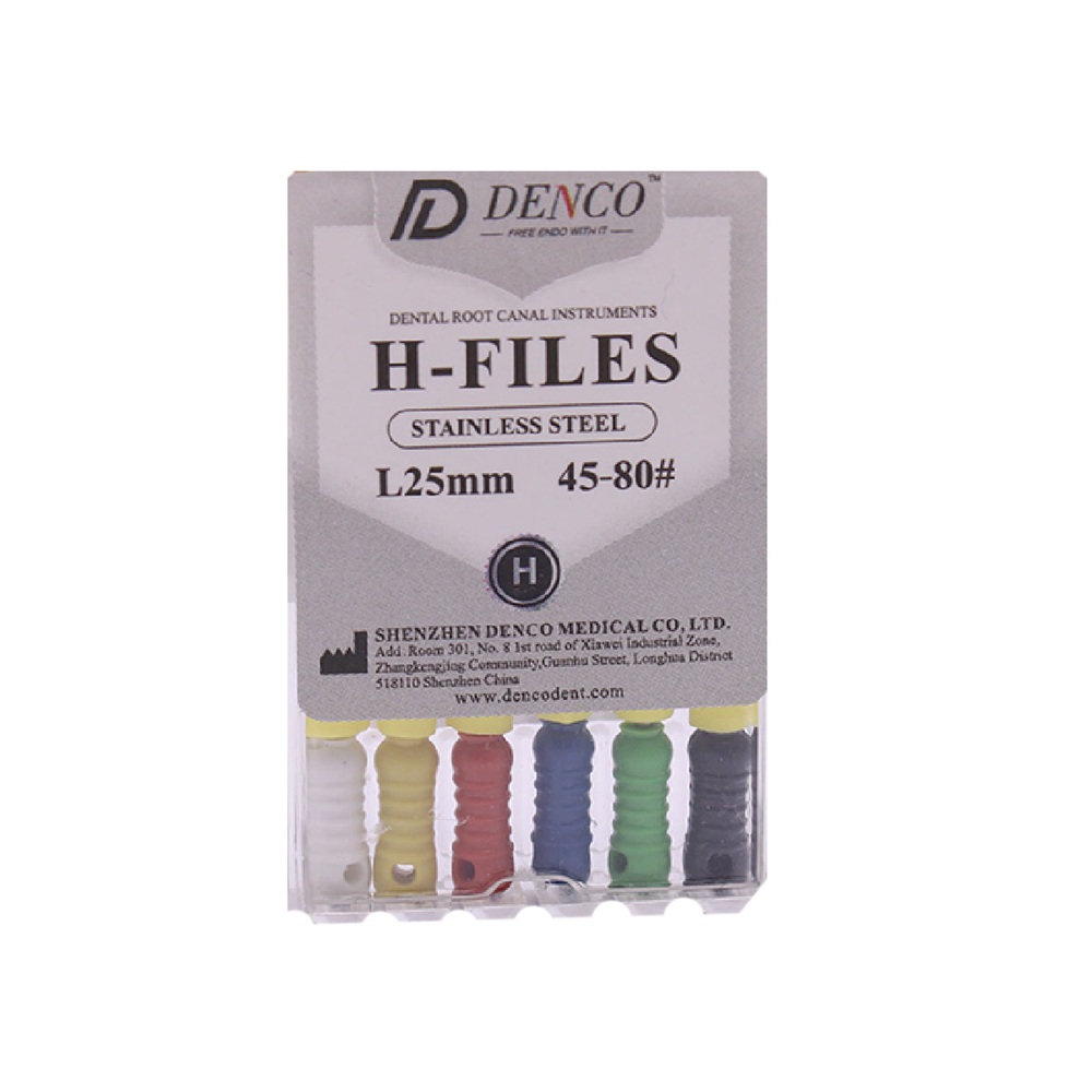 اچ فایل دنکو DENCO H-Files - مواد و تجهیزات دندانپزشکی دنت زون