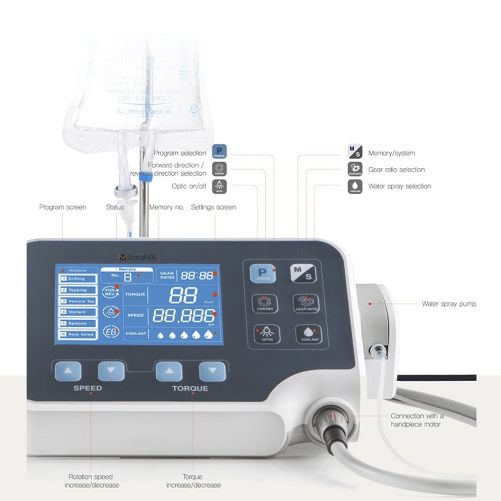 موتور ایمپلنت Micro-NX مدل Impla-NX - مواد و تجهیزات دندانپزشکی دنت زون
